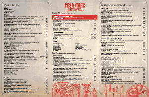 Lunch Dinner | Casa Mia's Parkton 410-357-4231